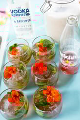 Flower Infused Summer Cocktails